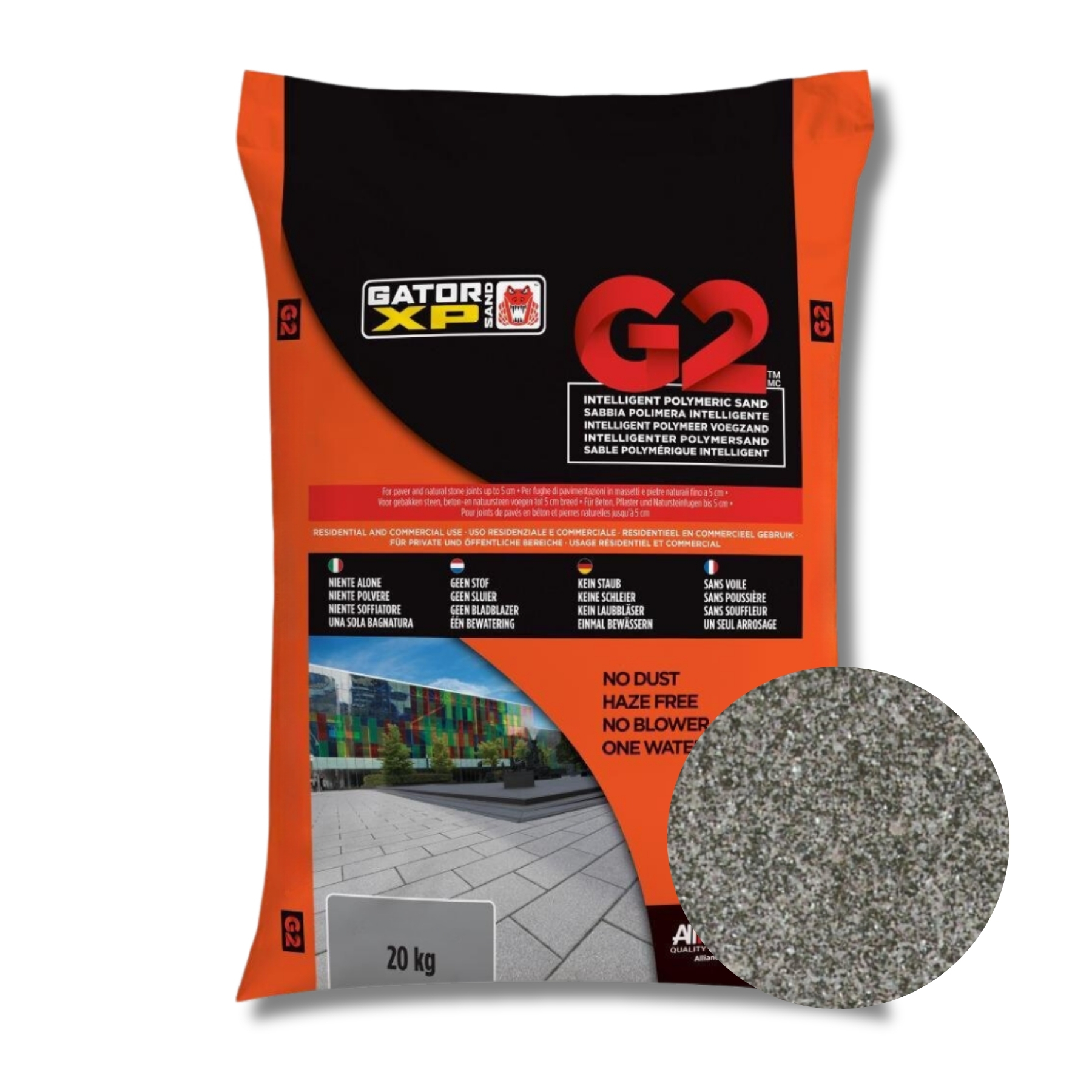 Gatorsand XP G2 zak 20 KG antraciet Slate Grey bestellen