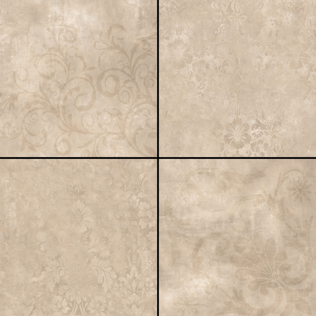 Kera Twice 60x60 Fiammato Taupe Decor bestel je hier!