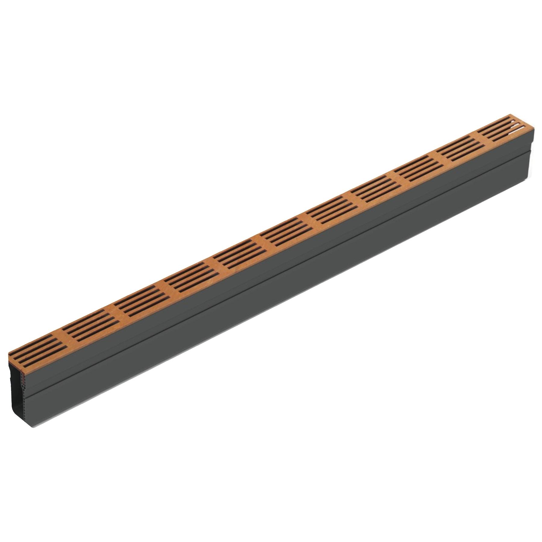 ACO Slimline Goot en Rooster 100 cm Corten kopen?