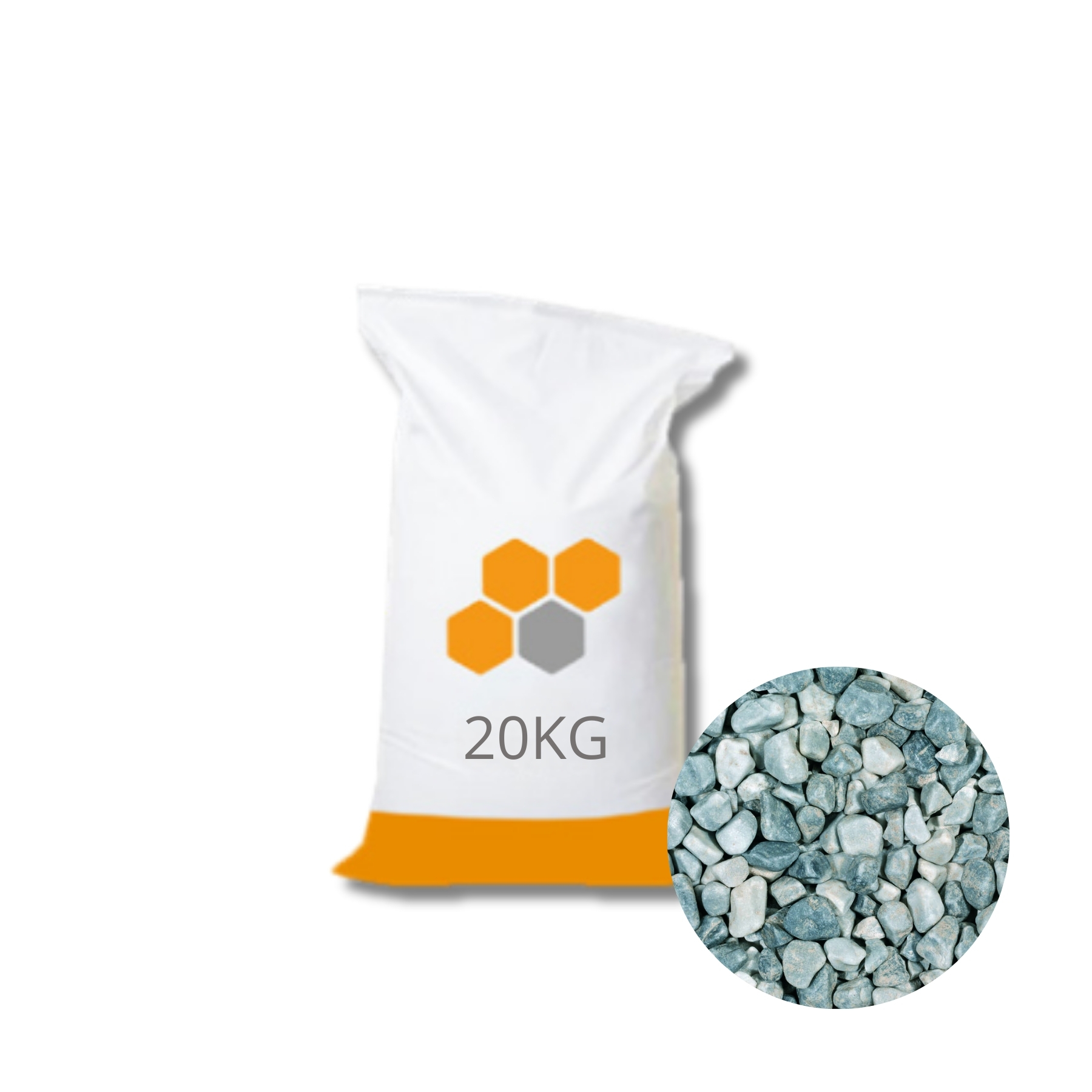 Icy blue grind 16-25 mm zakgoed - Bestratingsmarkt.com