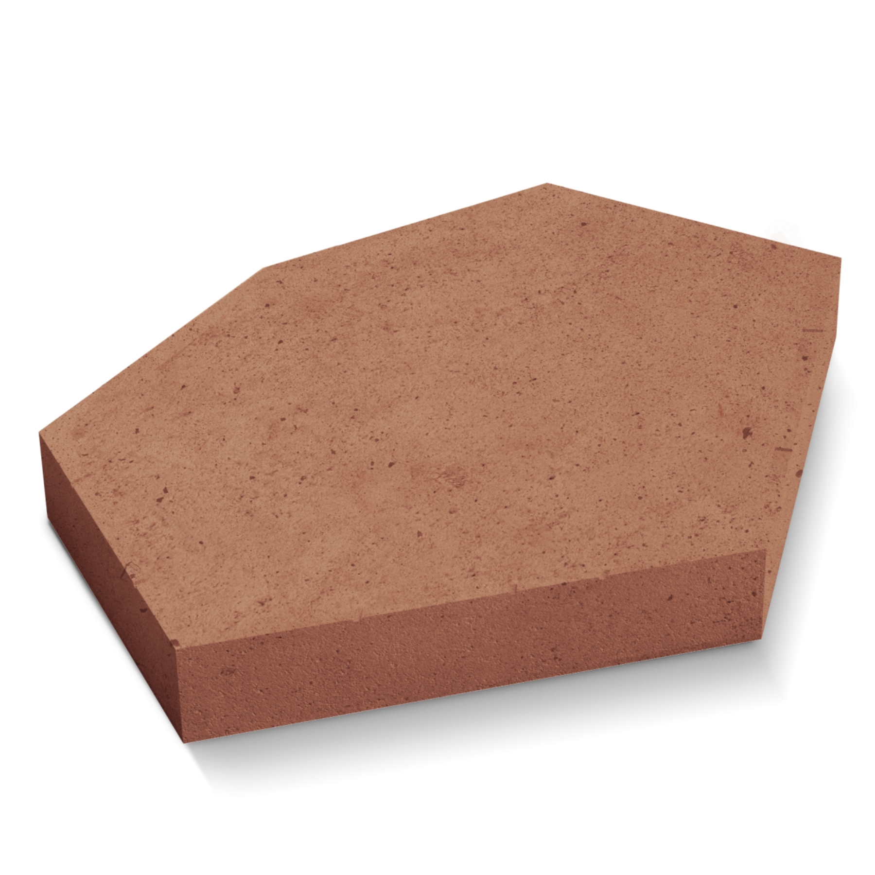 Deer CHFT-L Crosshatch Full Tile Large Terracotta - Bestratingsmarkt.com
